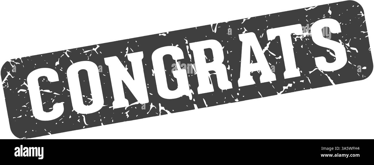 congrats stamp. congrats rectangular sign isolated on transparent ...