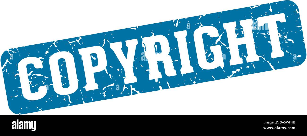 copyright stamp. copyright rectangular sign isolated on transparent ...