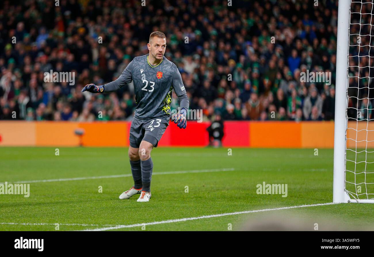 Aviva Stadium, Dublin, Ireland. 23rd Mar, 2025. UEFA Nations League ...