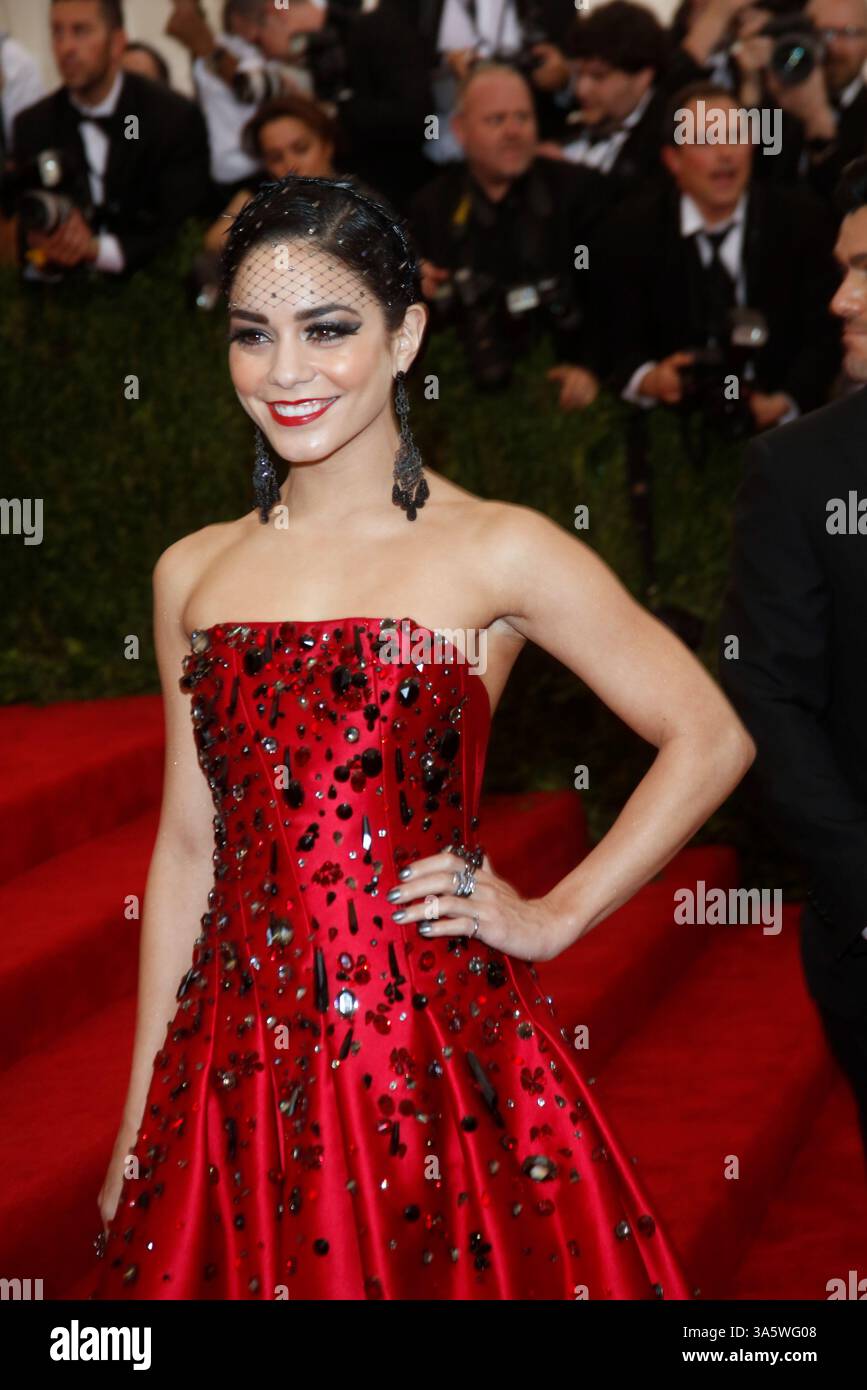 Actress Vanessa Hudgens attends the 2015 Costume Institute Gala Benefit ...