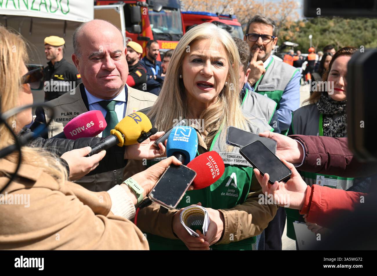 The Councilor of Culture and Sports of the Junta de Andalucia, Patricia ...