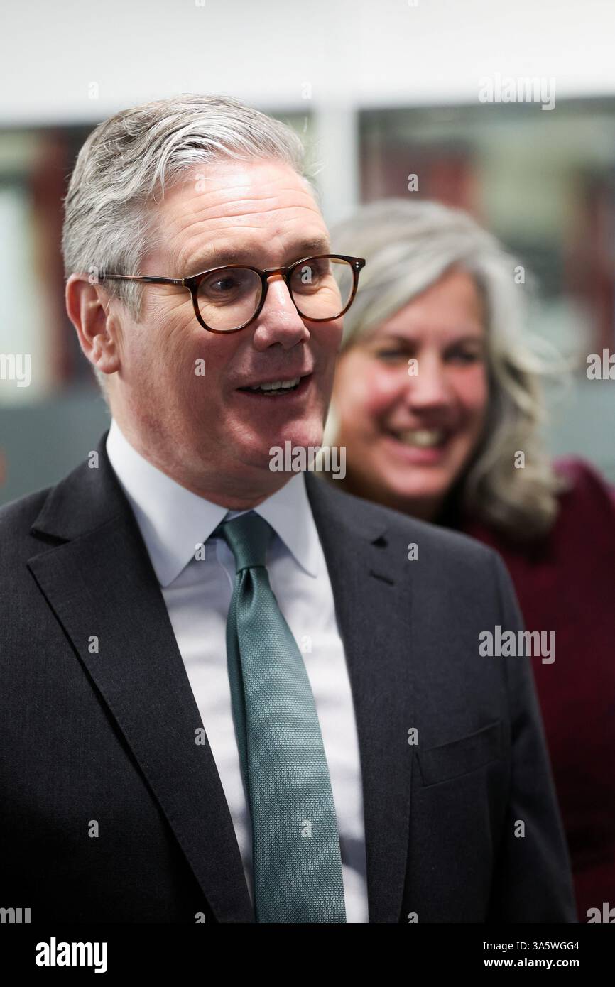 Prime Minister Sir Keir Starmer and Transport Secretary Heidi Alexander ...