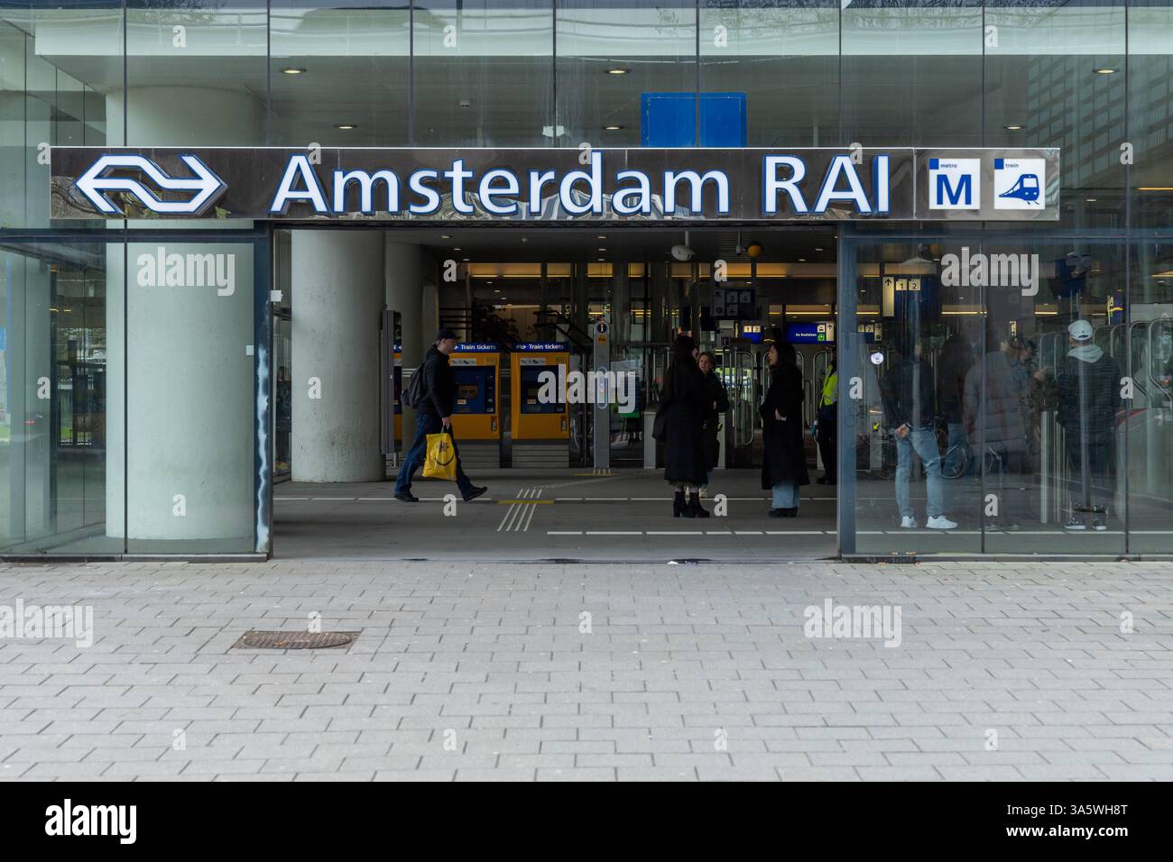 Amsterdam, the Netherlands. 16 March 2024. Amsterdam RAI train and ...