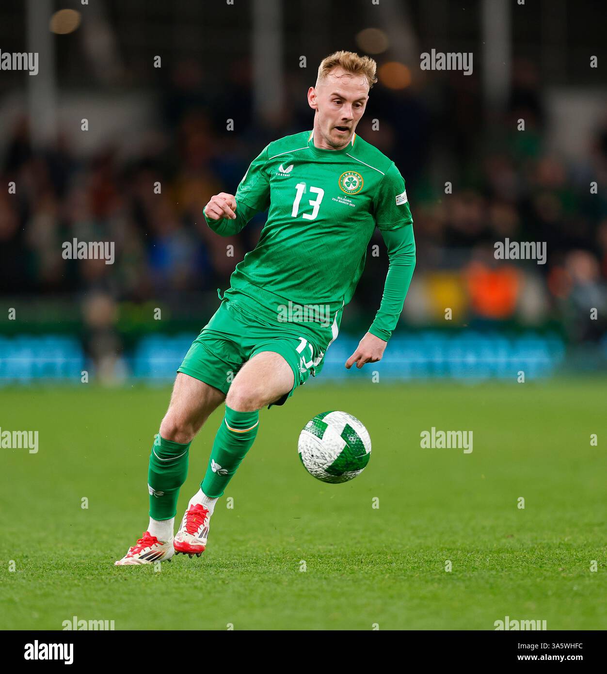 Aviva Stadium, Dublin, Ireland. 23rd Mar, 2025. UEFA Nations League ...