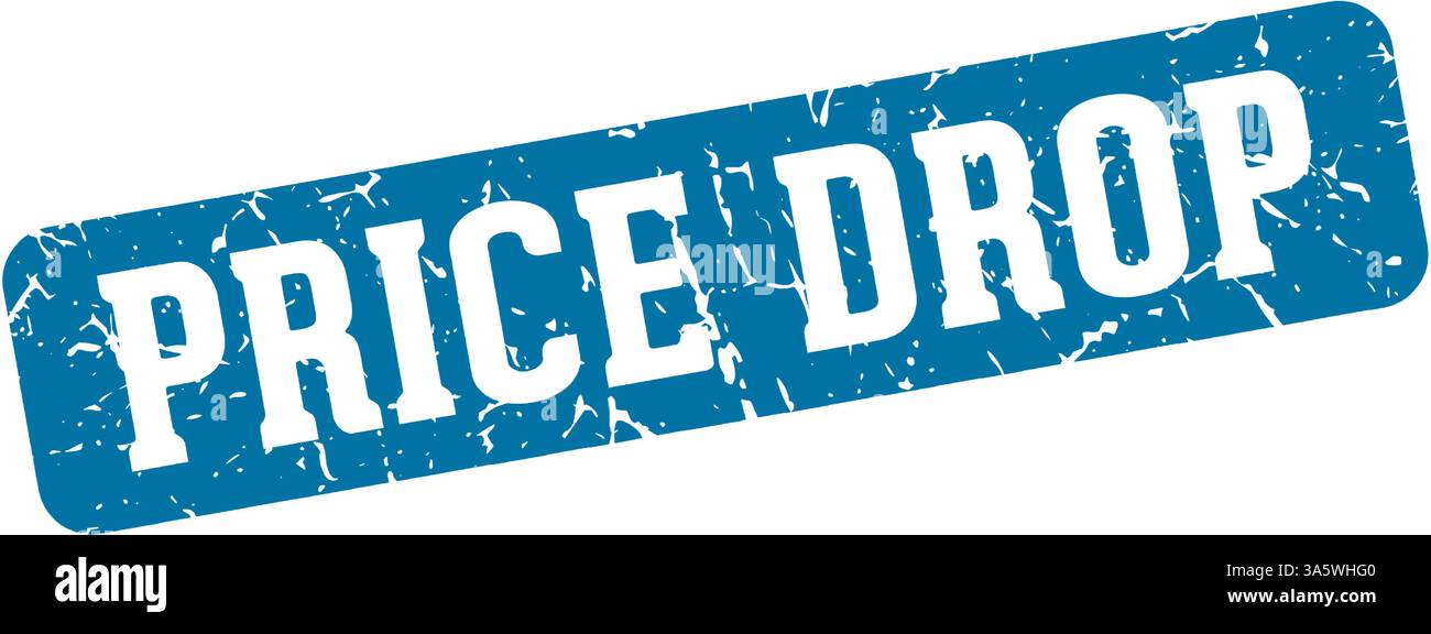 price drop stamp. price drop rectangular sign isolated on transparent ...