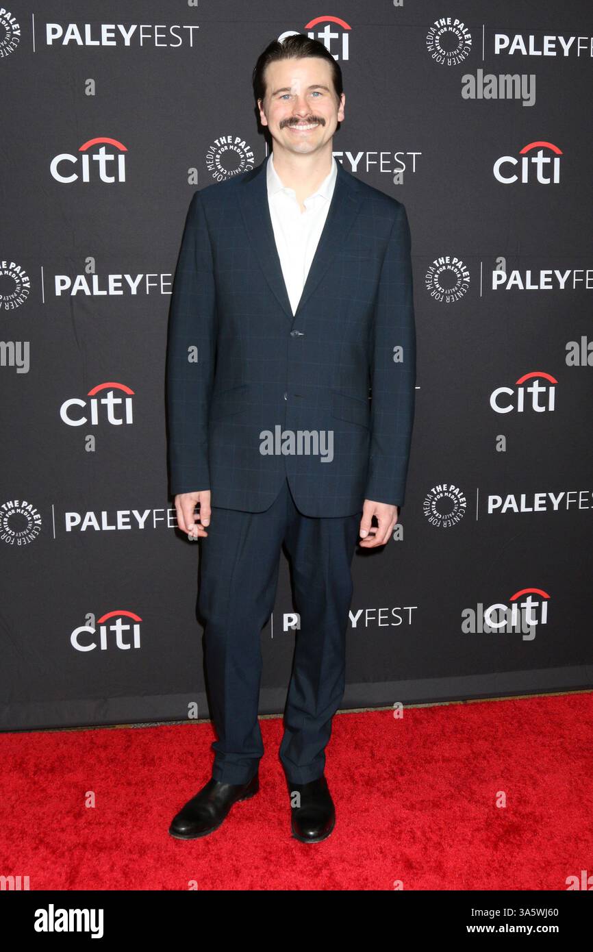 LOS ANGELES - MAR 23: Jason Ritter at PaleyFEST 2025 - Matlock at the ...
