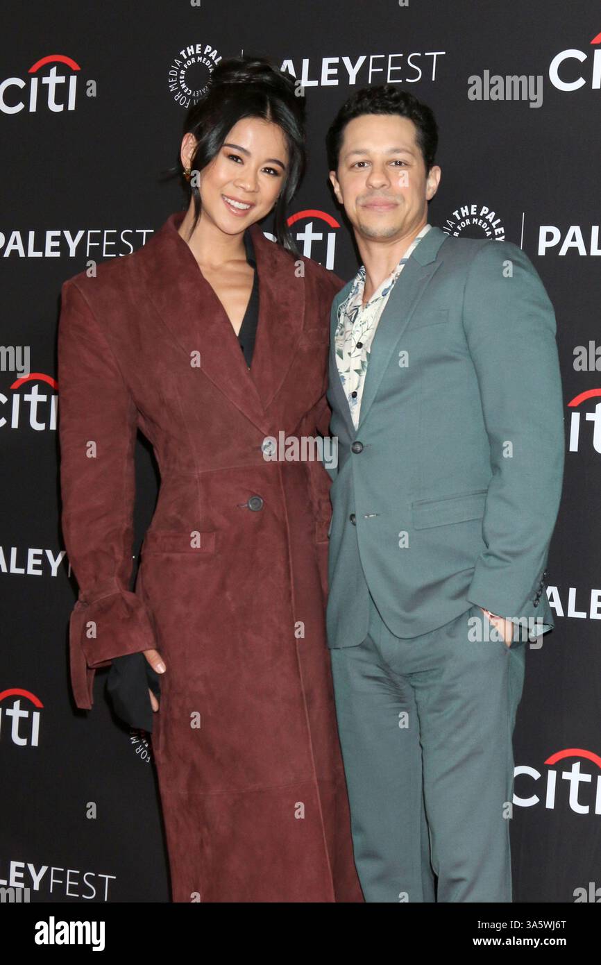 LOS ANGELES - MAR 23: Leah Lewis, David Del Rio at PaleyFEST 2025 ...