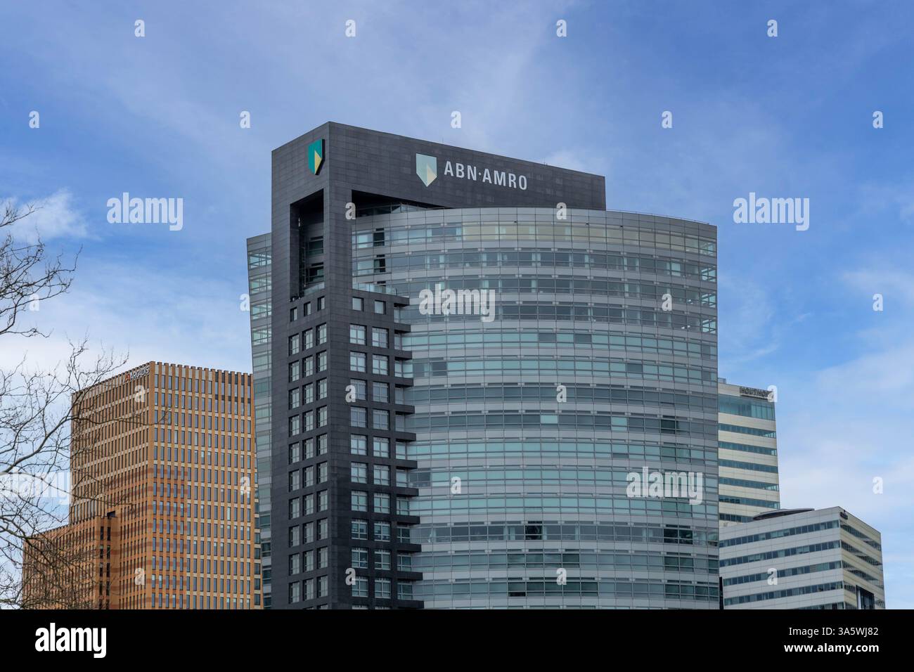ABN AMRO head office. ABN AMRO Bank is the listed holding company of ...