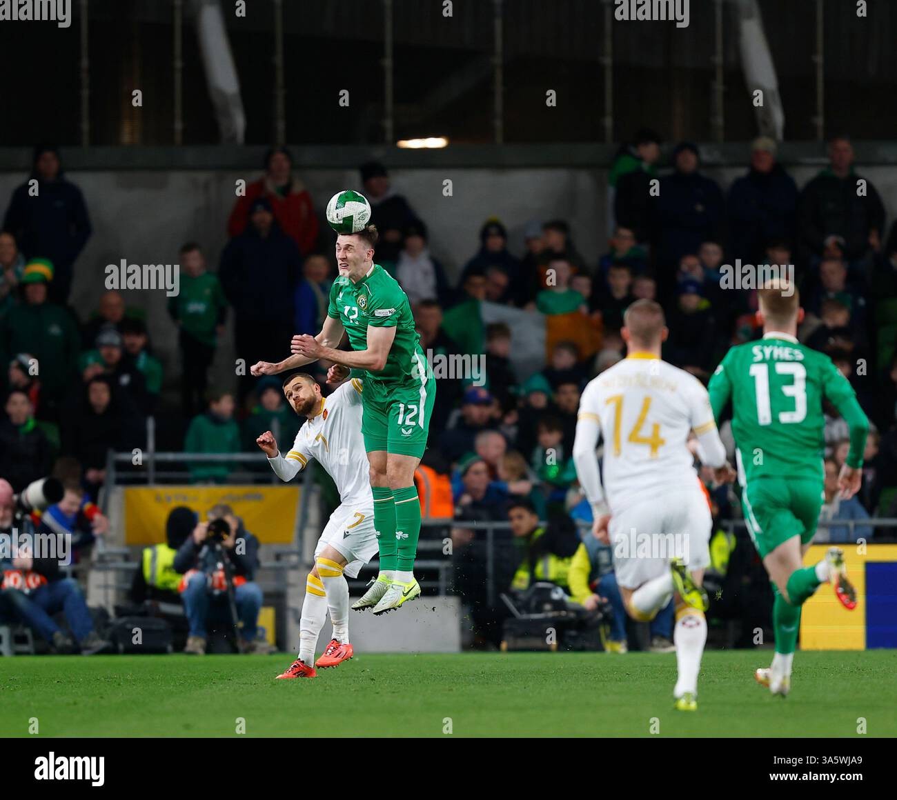 Aviva Stadium, Dublin, Ireland. 23rd Mar, 2025. UEFA Nations League ...
