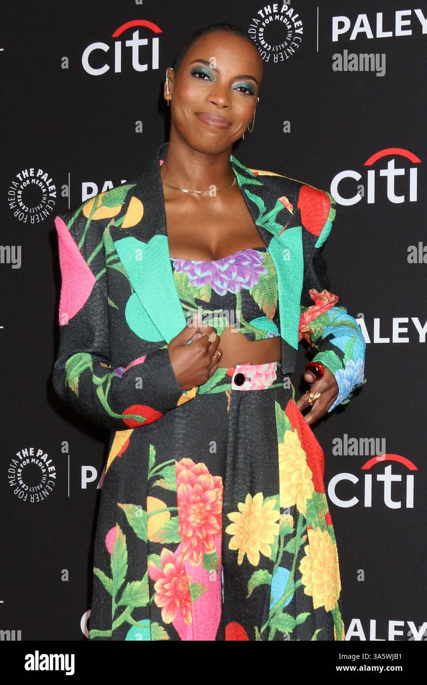 LOS ANGELES - MAR 22: Sasheer Zamata at PaleyFEST 2025 - Agatha All ...