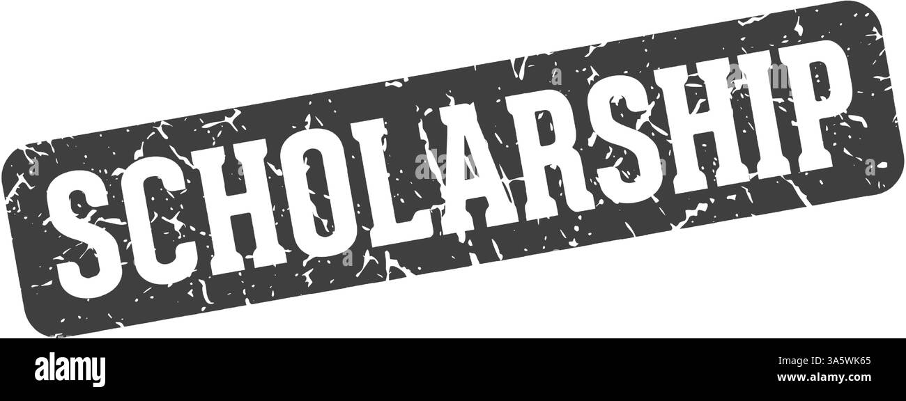 scholarship stamp. scholarship rectangular sign isolated on transparent ...
