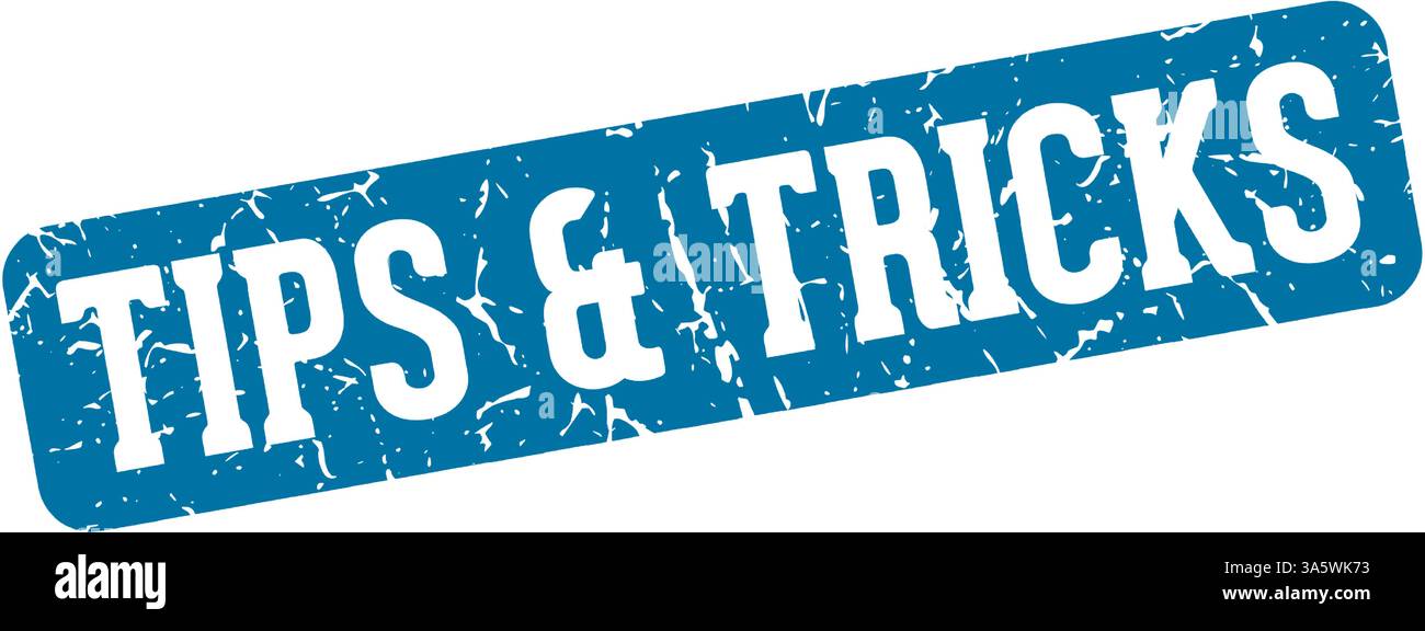 tips & tricks stamp. tips & tricks rectangular sign isolated on ...