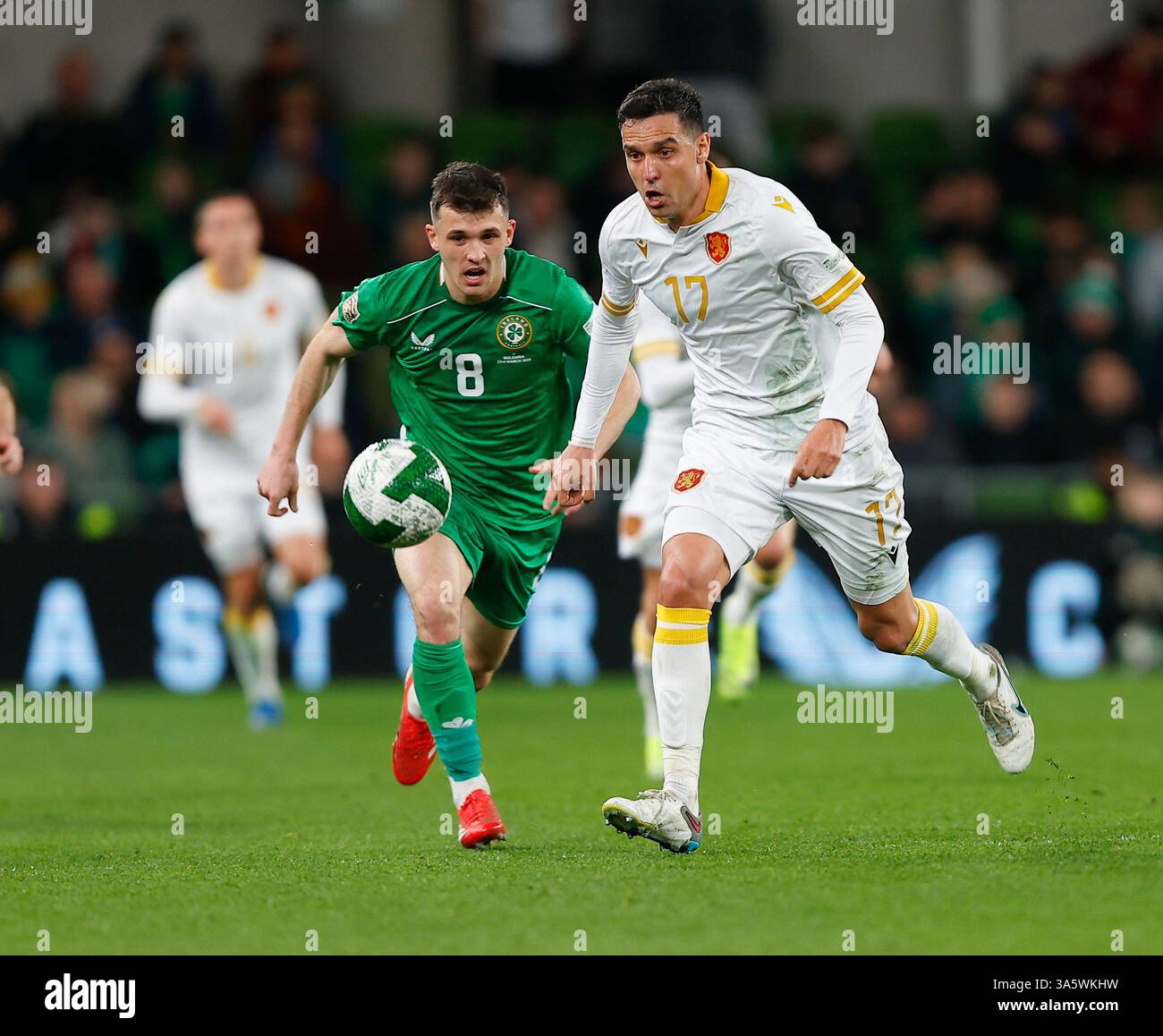 Aviva Stadium, Dublin, Ireland. 23rd Mar, 2025. UEFA Nations League ...