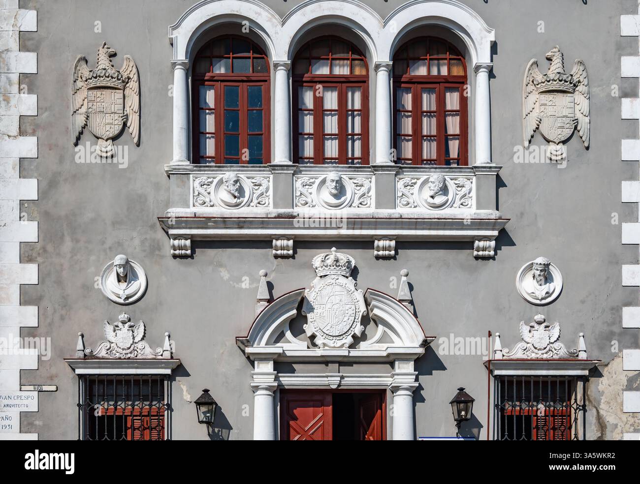 Historic building of Escuela Nacional de Formacion Aduanera, or ...