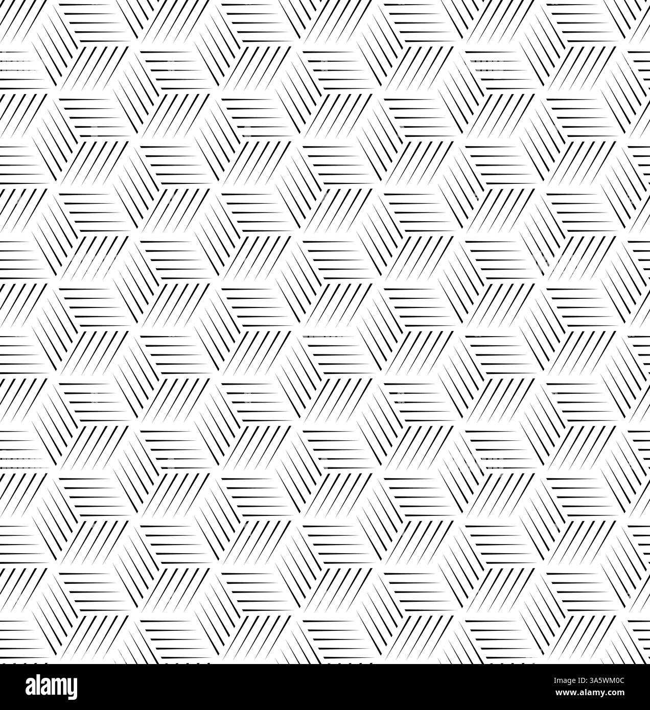 Line Cube Seamless Pattern On White Background Vector Geometric Cube Of Seamless Texture Stock