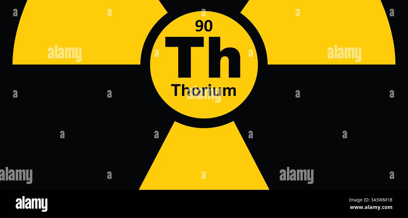 Radioactive elements, periodic table of elements. The four most common ...