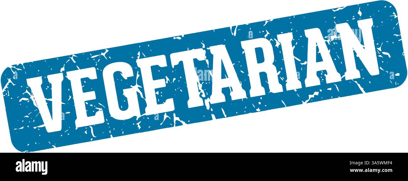 vegetarian stamp. vegetarian rectangular sign isolated on transparent ...