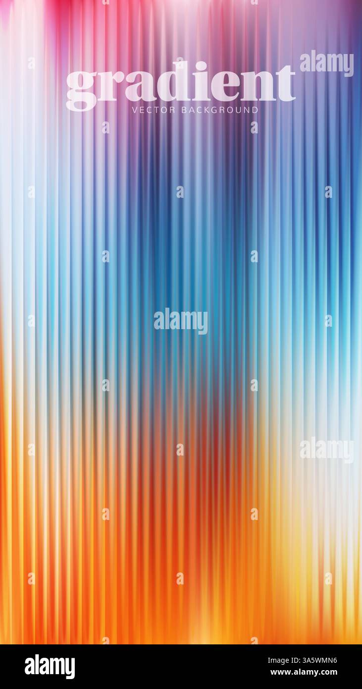 Abstract fractal ripple glass distortion effect background. Ribbed glass texture with vibrant ...