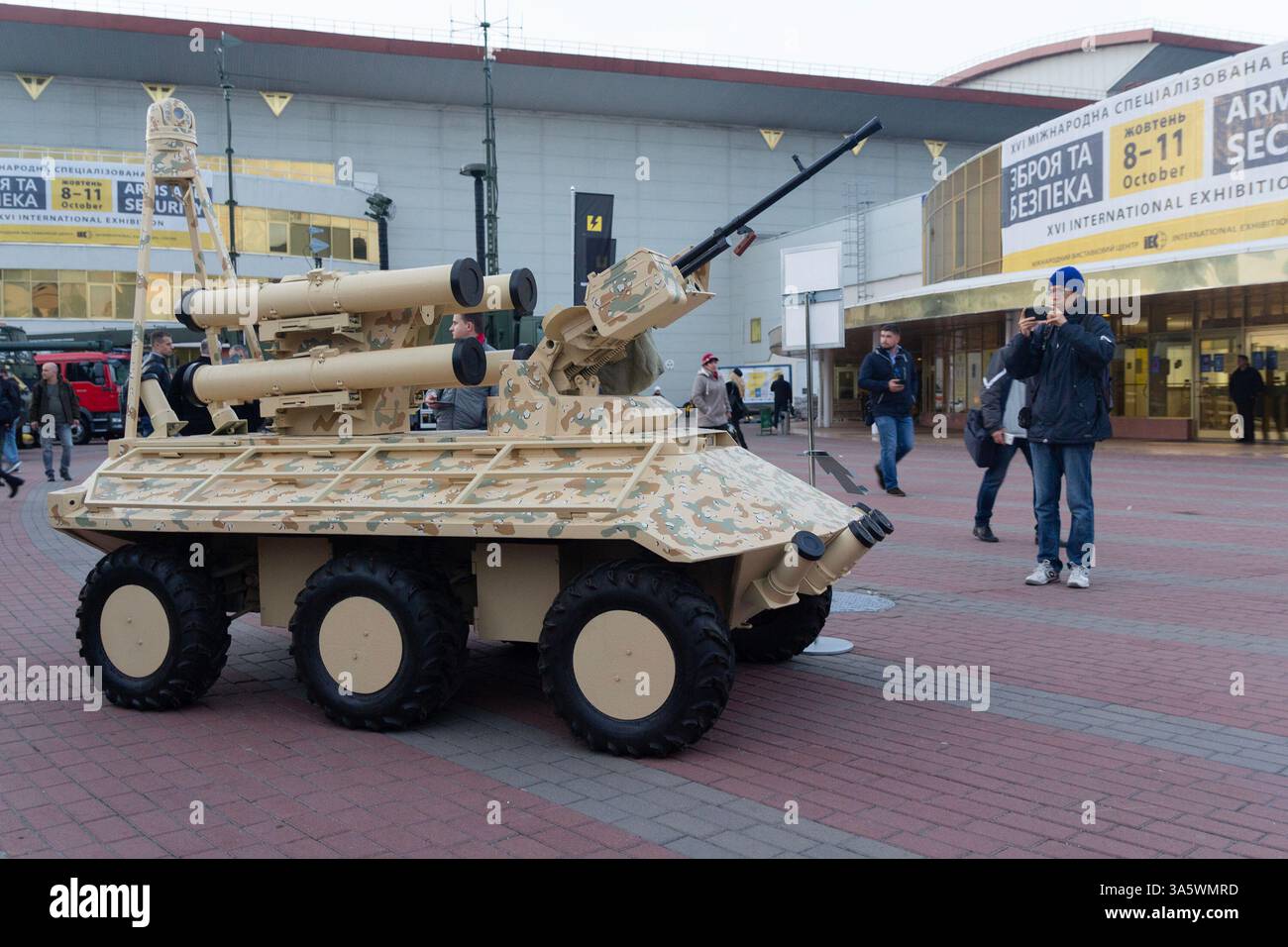 Kyiv, Ukraine - October 09. 2019: Multi -purpose unmanned minibritional ...