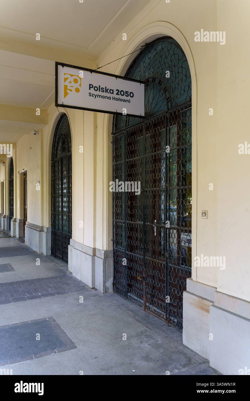 Polska 2050 party headquarters in 2022 on Kubusia Puchatka Street in ...