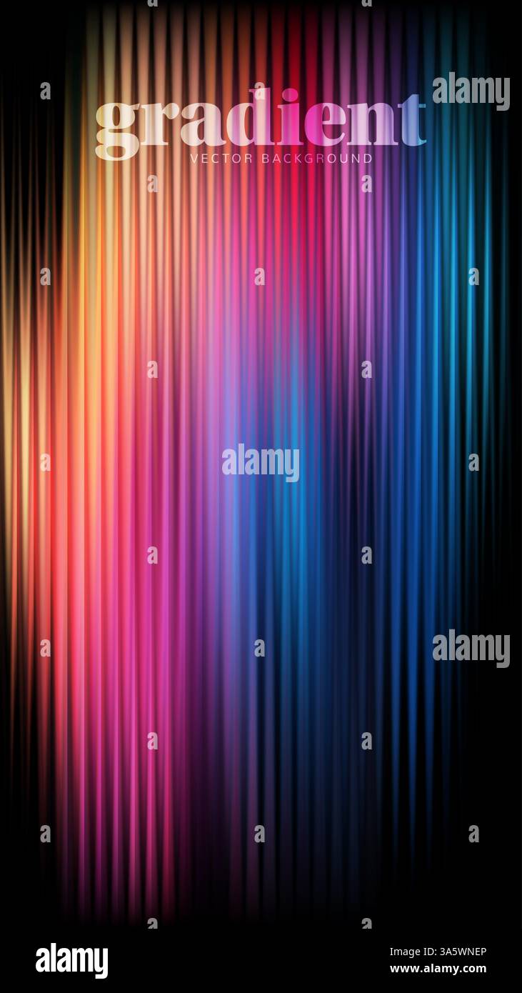 Abstract fractal ripple glass distortion effect background. Ribbed ...