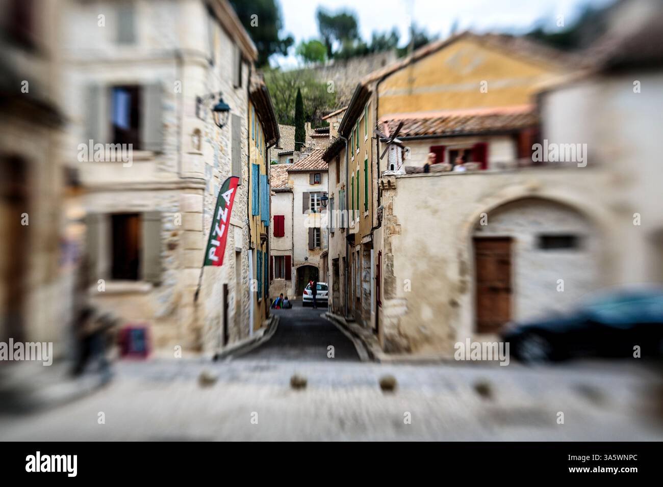 A charming medieval village in Provence, France. Boulbon features stone ...
