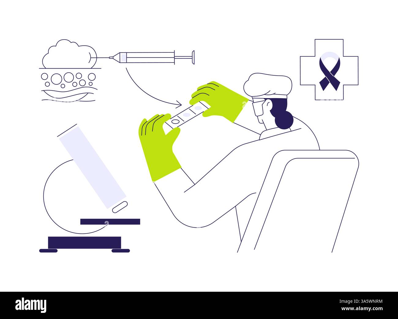 Biopsy abstract concept vector illustration Stock Vector Image & Art ...