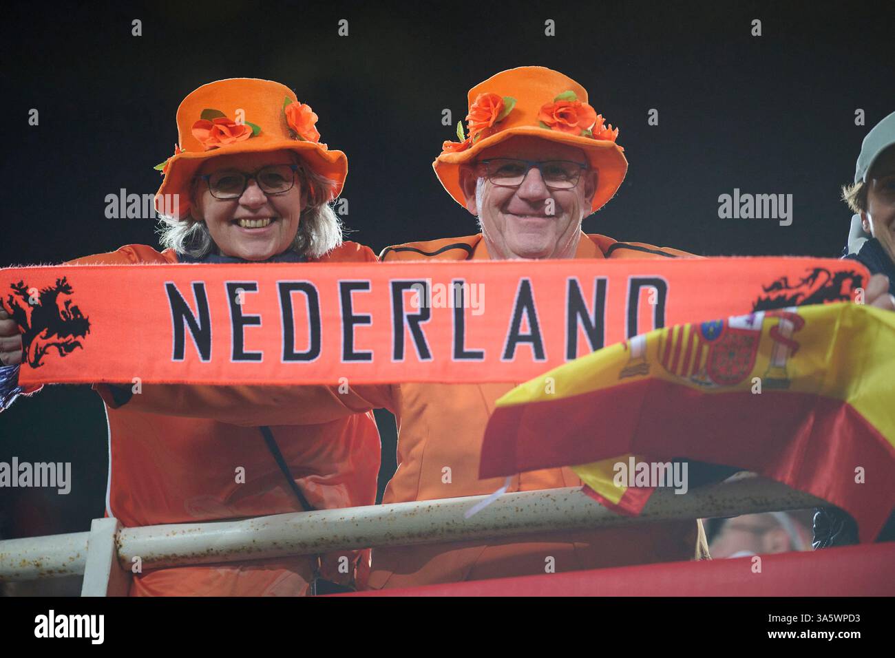 Netherlands' fans during UEFA Nations League, Round of 8, 2nd leg match ...