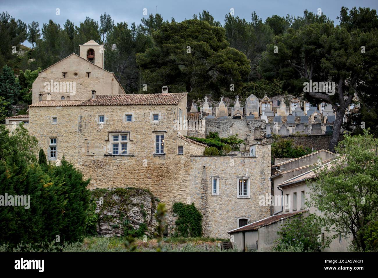 A charming medieval village in Provence, France. Boulbon features stone ...