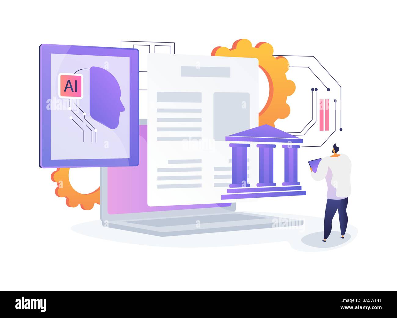 AI-Optimized Regulatory Compliance abstract concept vector illustration Stock Vector Image & Art ...