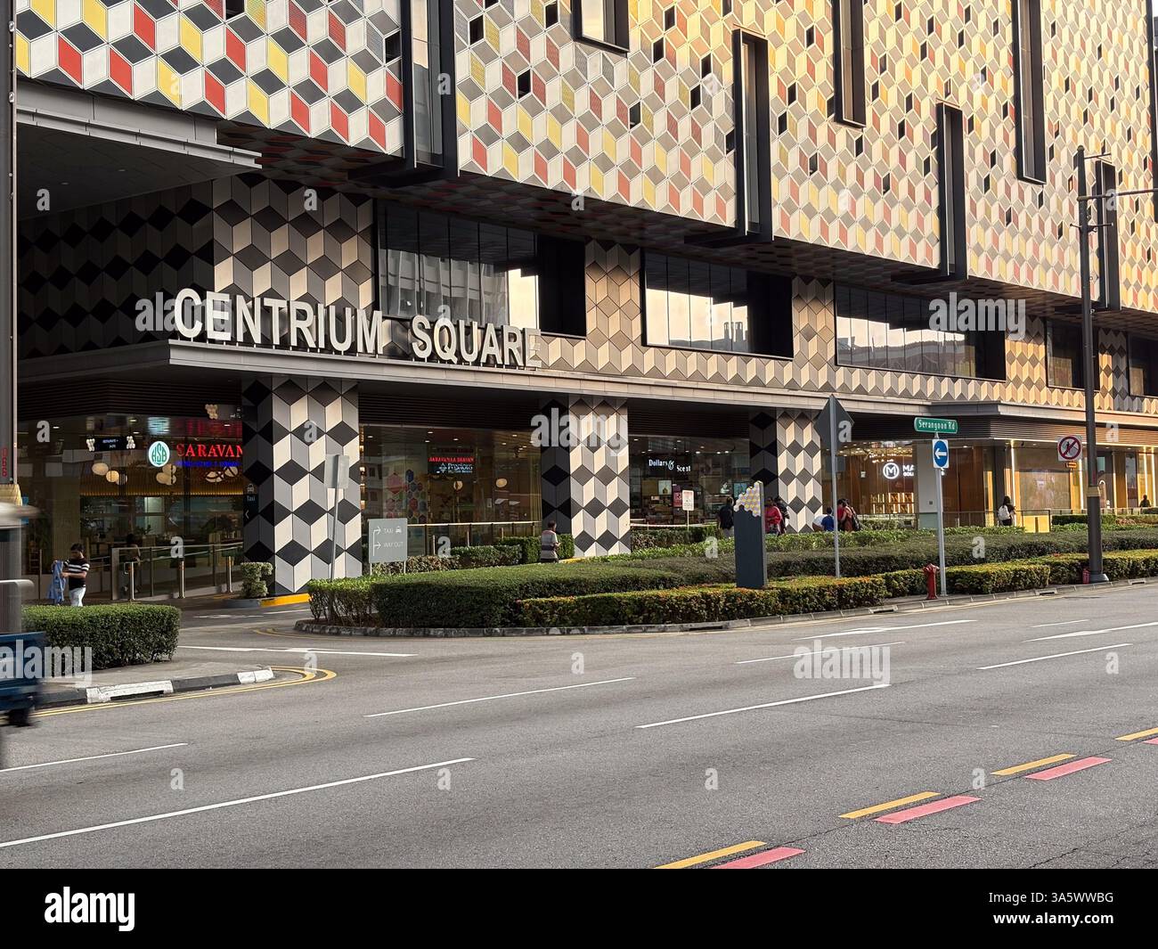 Centrium Square building exterior in Singapore. The facade features a ...
