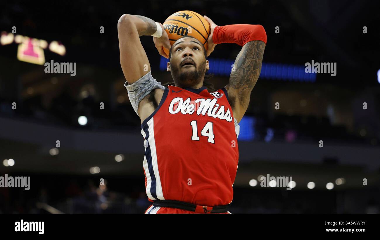 Mississippi's Dre Davis during the second round of the NCAA college ...