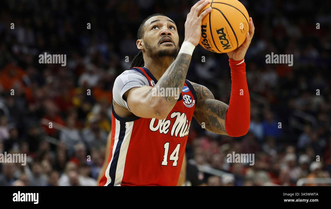 Mississippi's Dre Davis during the second round of the NCAA college ...