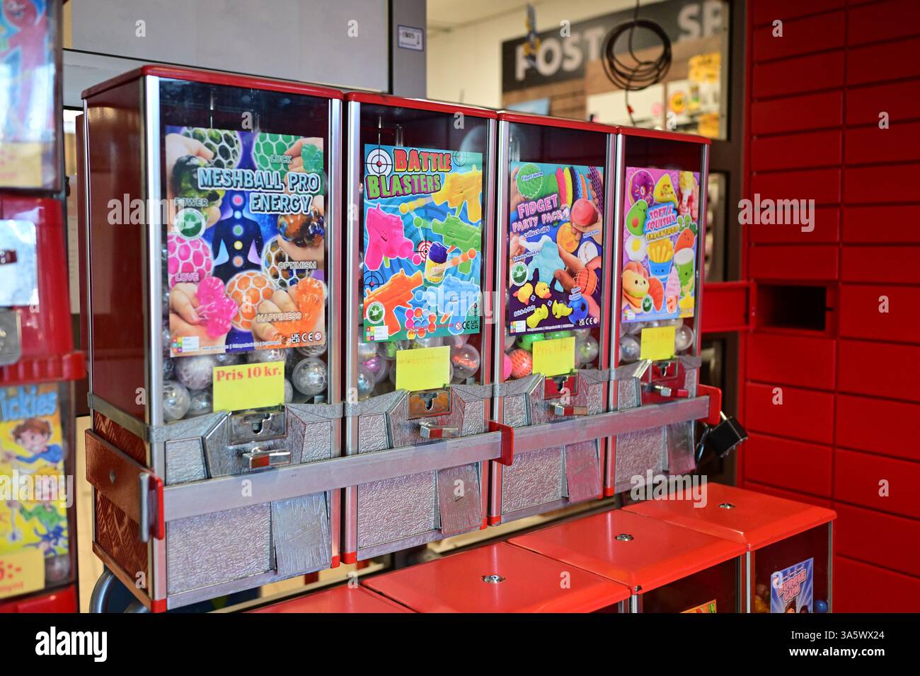 Bjärnum, Skåne, Sweden. March 21 2025. Inside ICA Supermarket Bjärnum ...