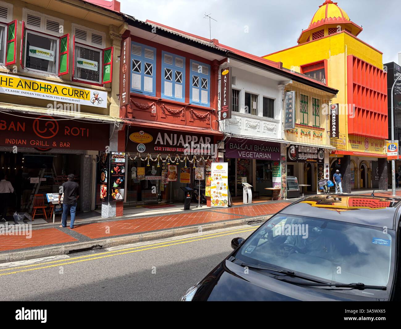 Little India in Singapore features colorful restaurants, serving Indian ...