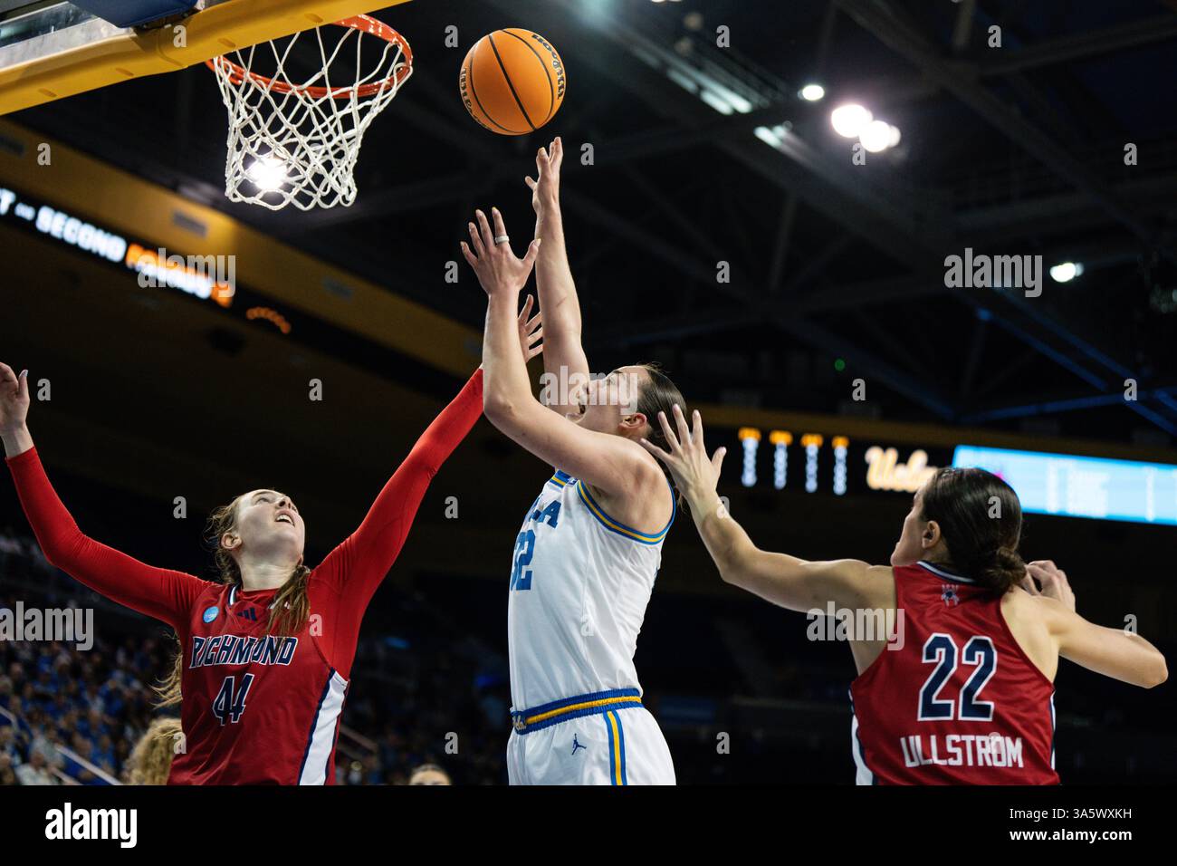 UCLA Bruins forward Angela Dugalic (32) shoots over Richmond Spiders ...