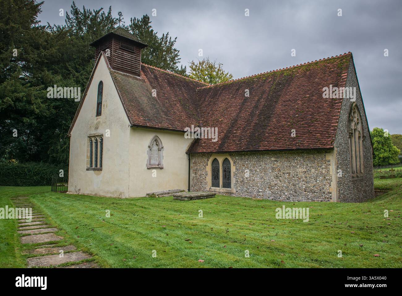 The Church St Simon and St Jude, Bramdean, Hampshire Stock Photo - Alamy