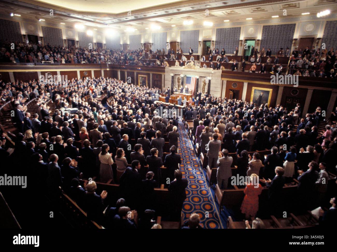 Jan 19, 1978; Washington, DC, USA; President JIMMY CARTER delivers his ...