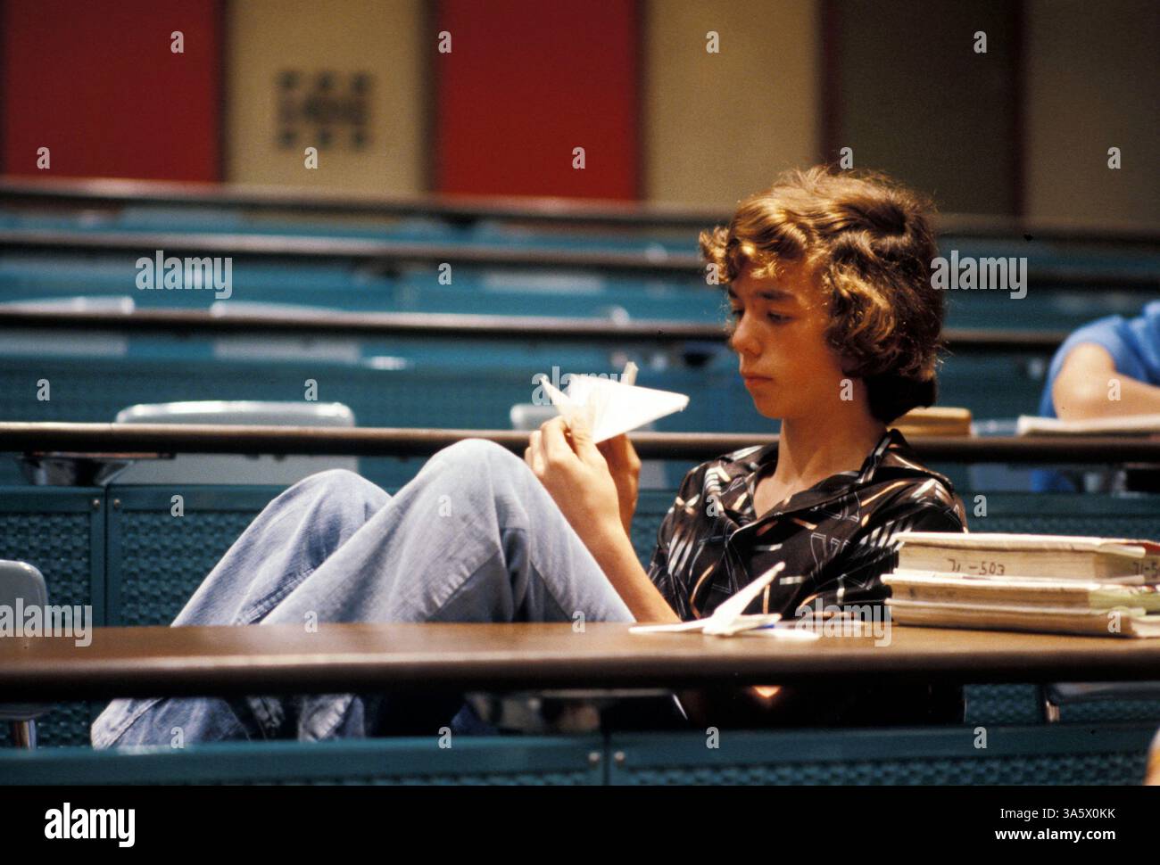 Oct 19, 1977; New York, NY, USA; Scenes of the school education in the ...