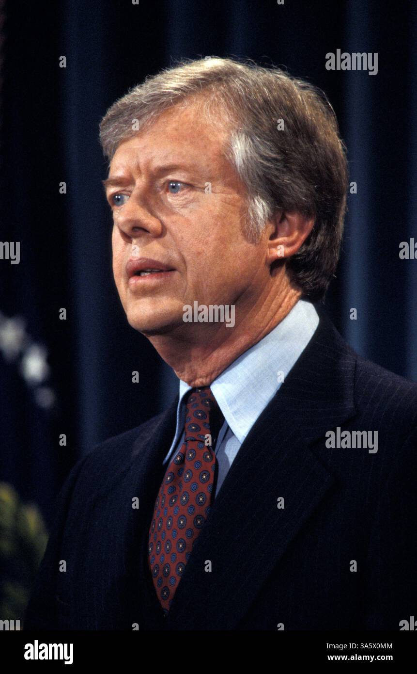 May 01, 1978; Washington, DC, USA; U.S. President JIMMY CARTER Stock ...