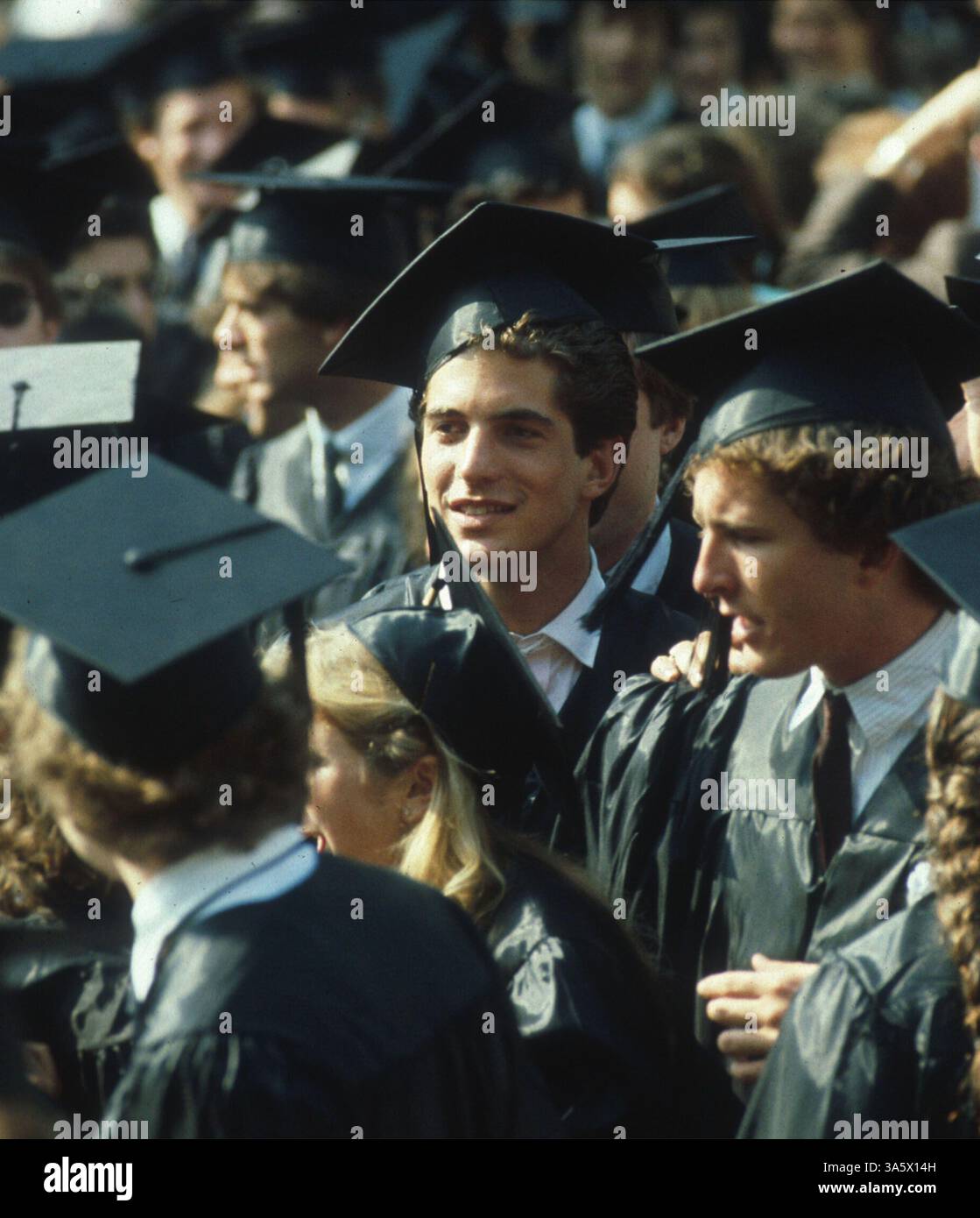 Jun 07, 1983; Providence, RI, USA; JOHN F. KENNEDY JR during his ...