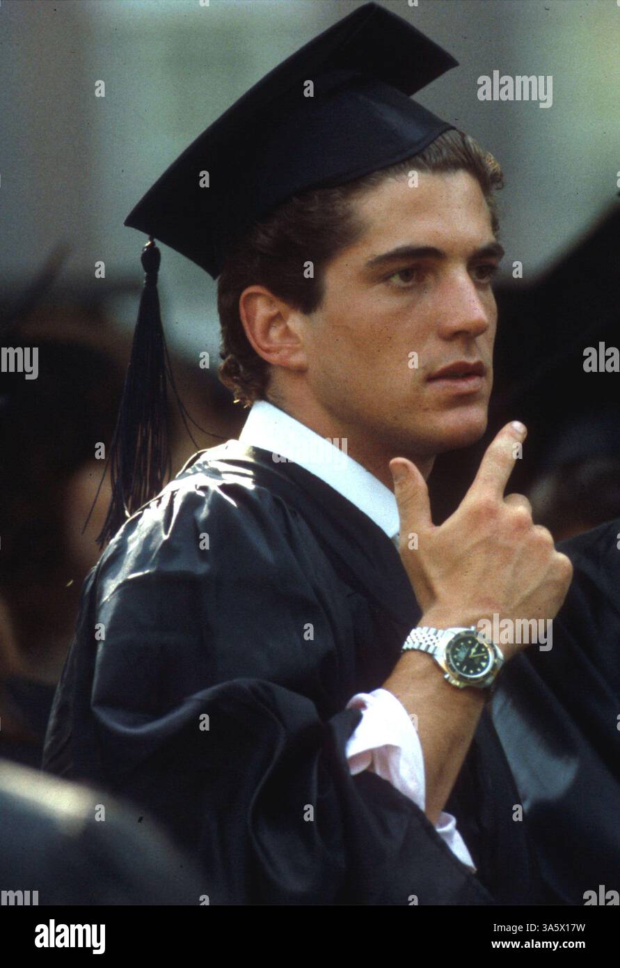 Jun 07, 1983; Providence, RI, USA; JOHN F. KENNEDY JR during his ...