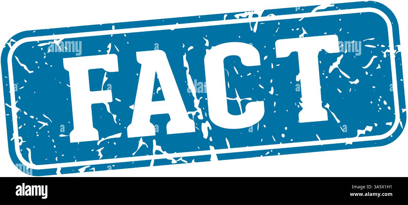 fact stamp. fact rectangular sign isolated on transparent background ...