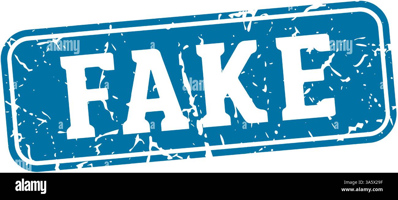 fake stamp. fake rectangular sign isolated on transparent background ...