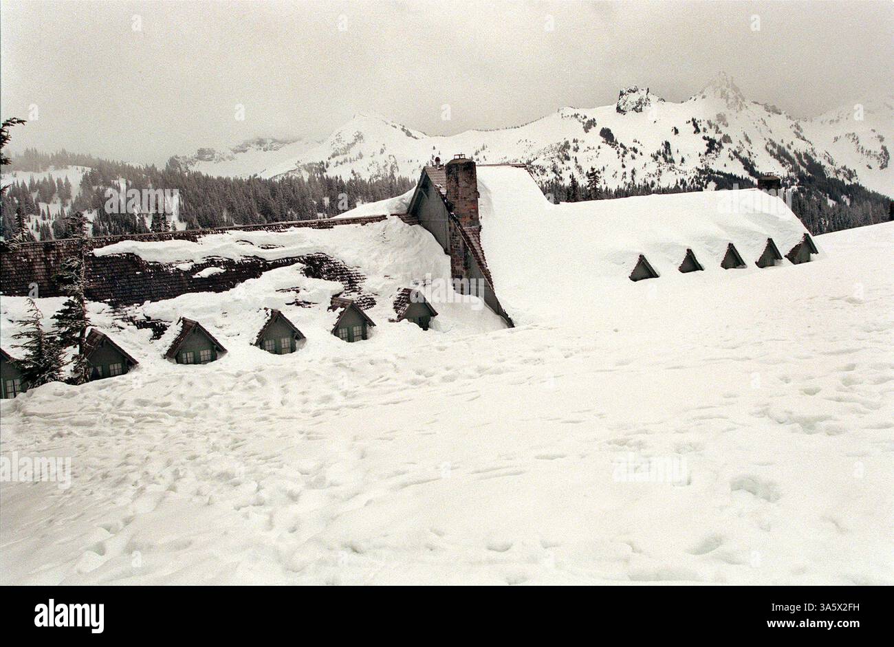 March 26, 1999 - Here is Washington State's Paradise Inn on Mt. Rainier ...