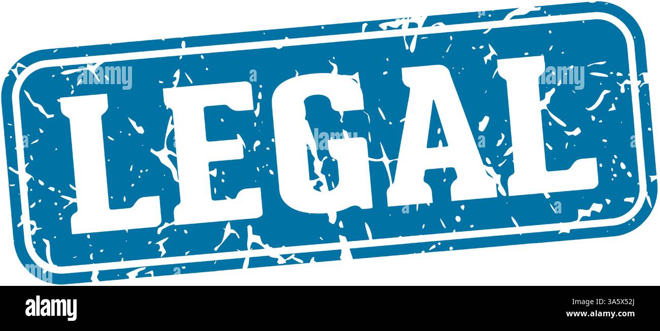 legal stamp. legal rectangular sign isolated on transparent background ...