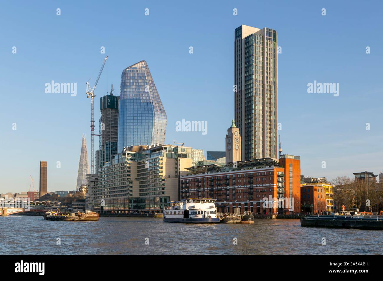 Southbank Central skyscraper office blocks, OXO building, Blackfriars ...