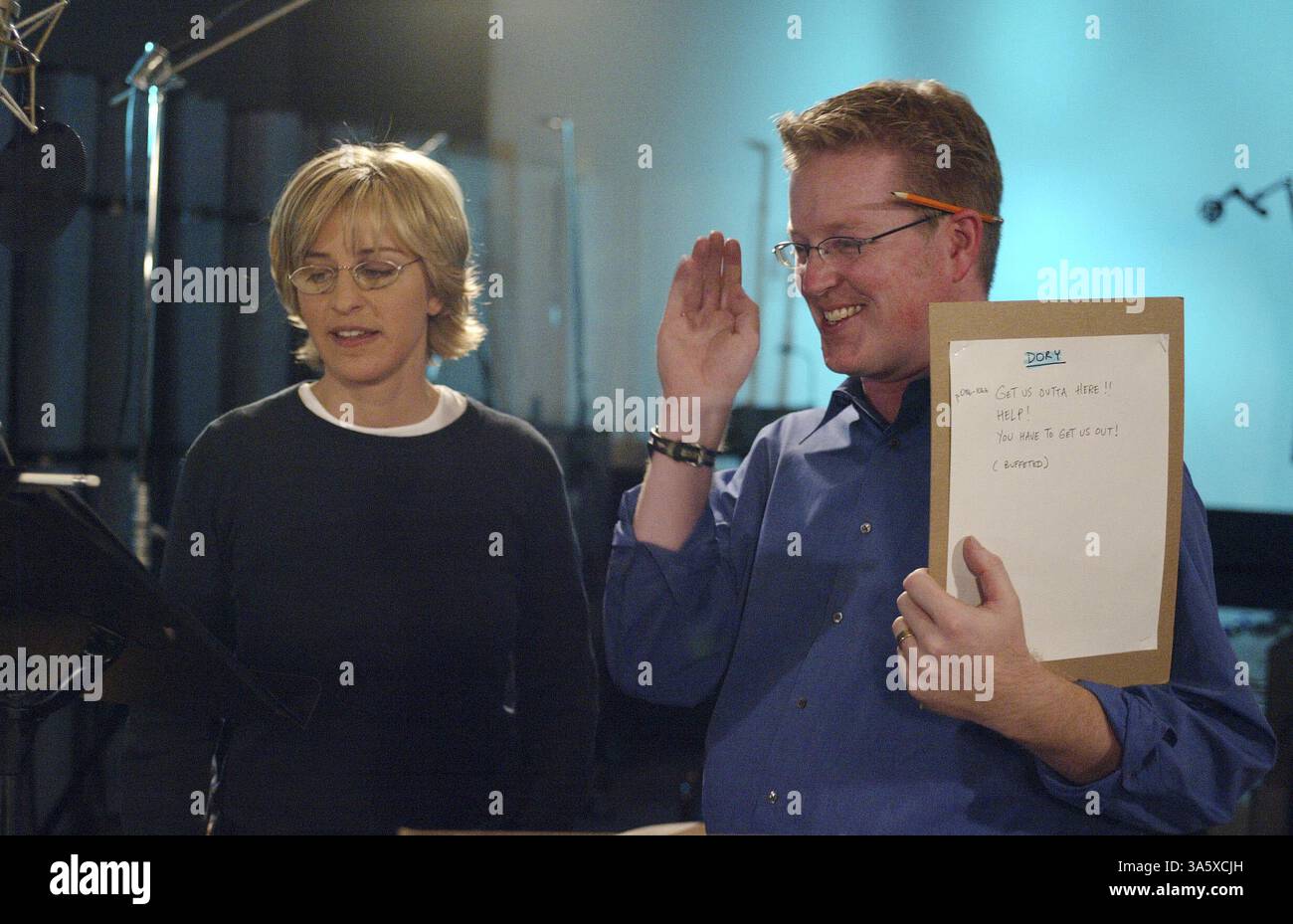 May 30, 2003; Emeryville, CA, USA; Voices of actors ELLEN DEGENERES as ...