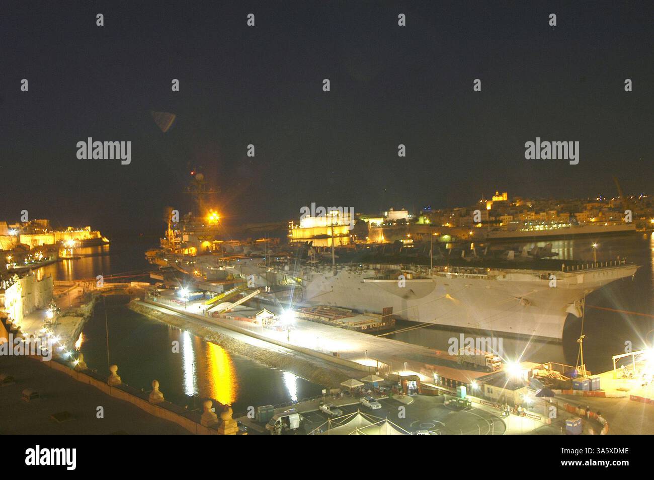 Jun 29, 2003; Valletta, MALTA; Conventionally powered aircraft carrier ...