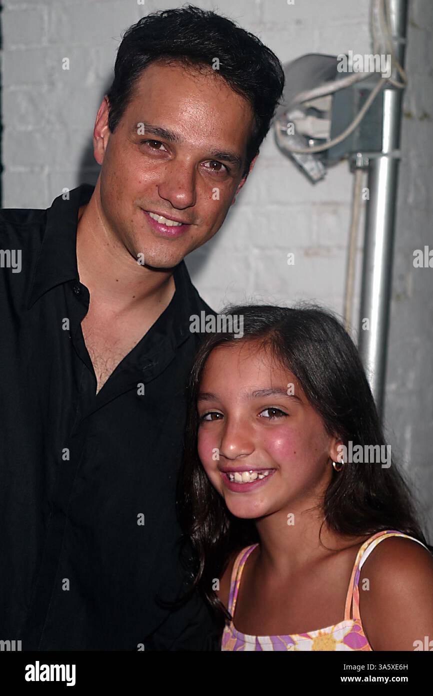 Aug. 9, 2003 - RALPH MACCHIO WITH HIS DAUGHTER JULIA AT THE PREMIERE OF ...